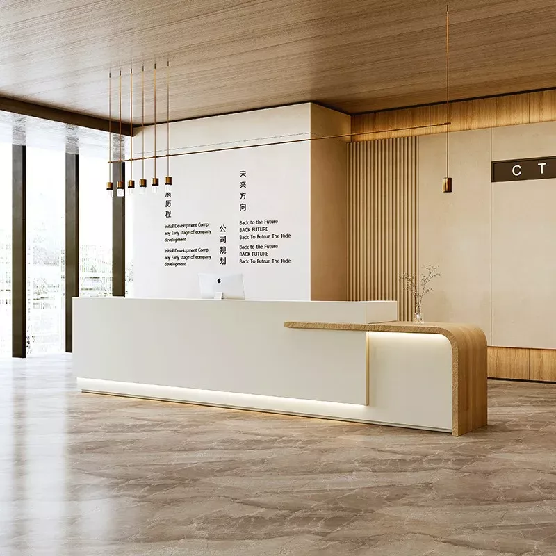 Modern Multifunctional Reception Desk for Office and Commercial Use ...