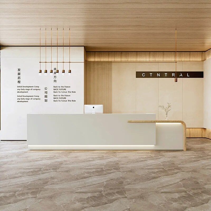 Modern Multifunctional Reception Desk for Office and Commercial Use ...